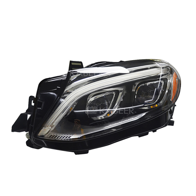 适用于15-17款奔驰GLE美版 大灯半总成 LED大灯前大灯前照灯-阿里巴巴