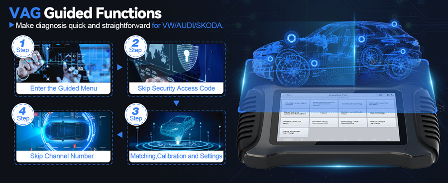 XTOOL IP900/IP900S全系统诊断38+特殊功能CANFD&DOIP海外版 英文-阿里巴巴
