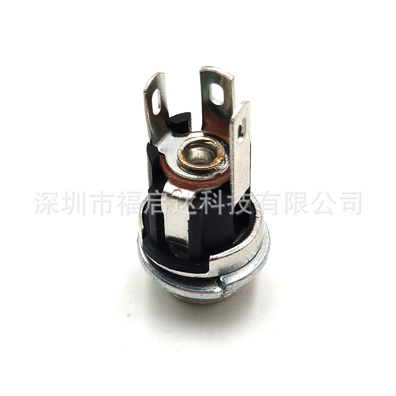 DC025M 5.5x2.1/2.5mm DC电源插座母头 DC-025M插座带螺纹 DC5521-阿里巴巴