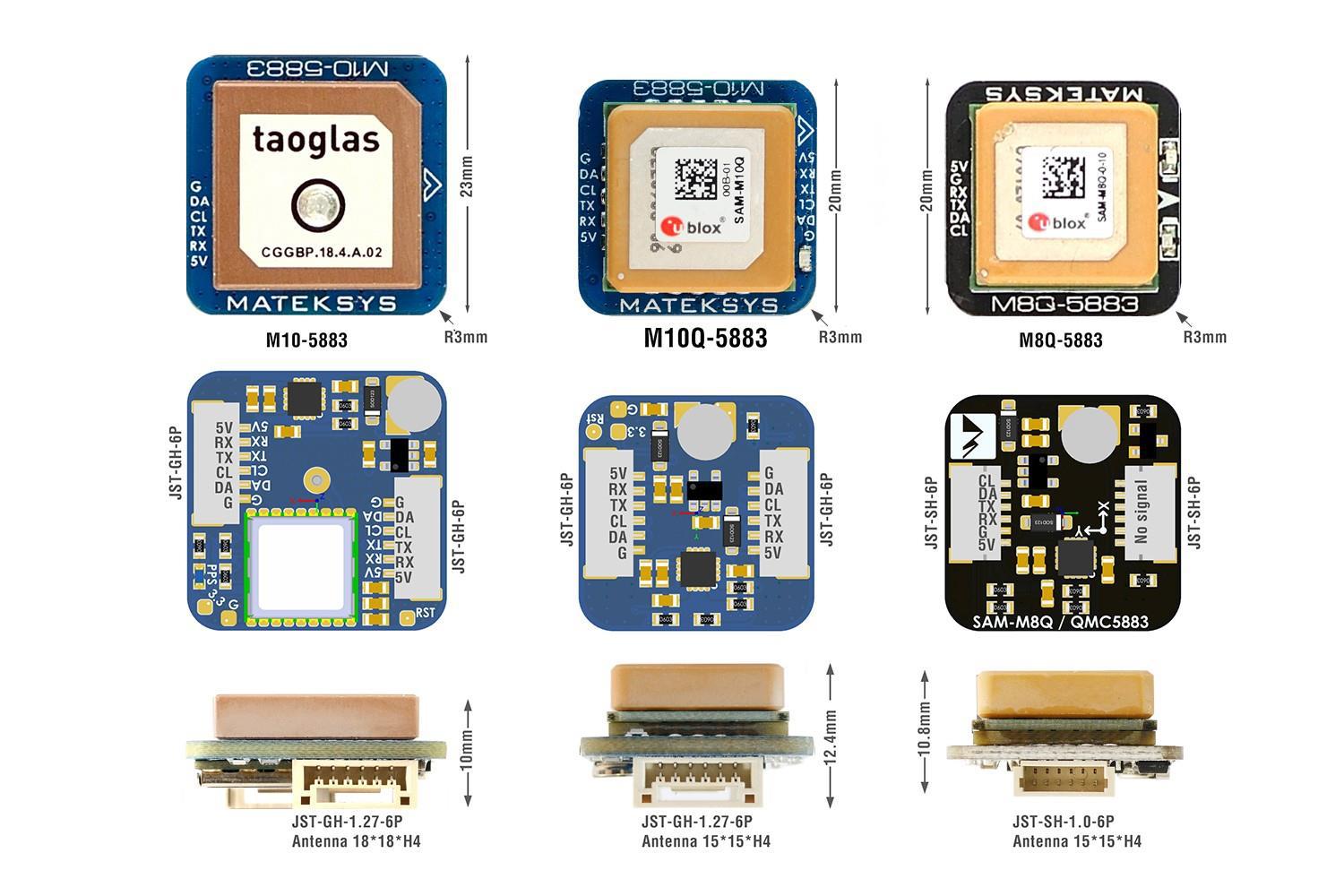 Matek GPS COMPASS MODULE M10Q 5883 固定翼 Gps模块 FPV穿越机-阿里巴巴
