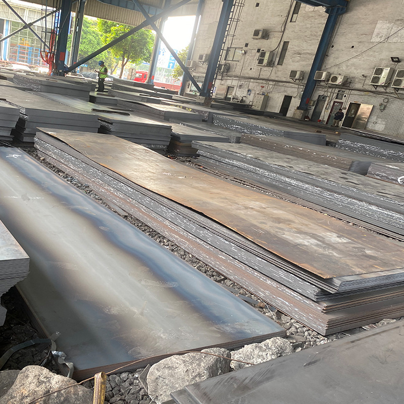 现货供应Q235B热轧a3钢板铺路开平板5mm厚铁板热扎板剪折切割-阿里巴巴