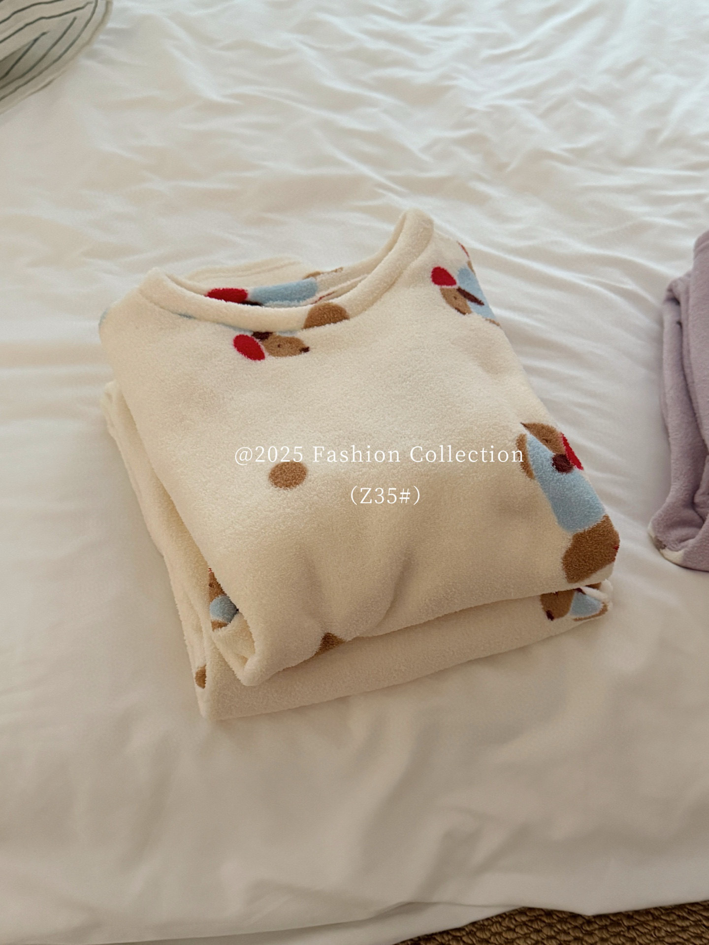 CalniKean Z35#秋冬超柔奶舒绒套装双面海岛绒保暖软糯睡衣家居服-阿里巴巴