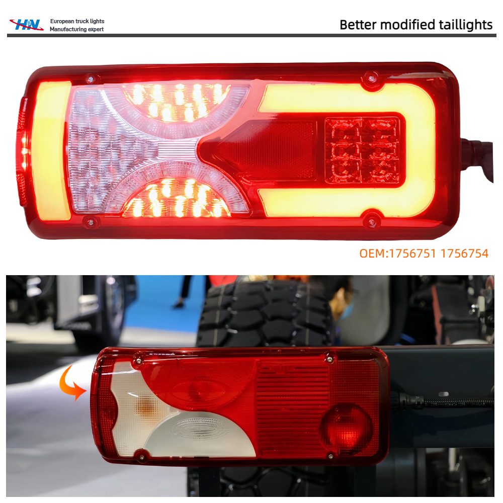 Upgraded and modified LED rear tail light assembly Scania dedicated to ...