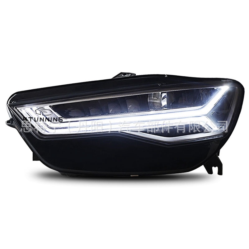 适用于12-18款奥迪A6L C7 C7PA大灯改装矩阵式全LED日行大灯总成-阿里巴巴