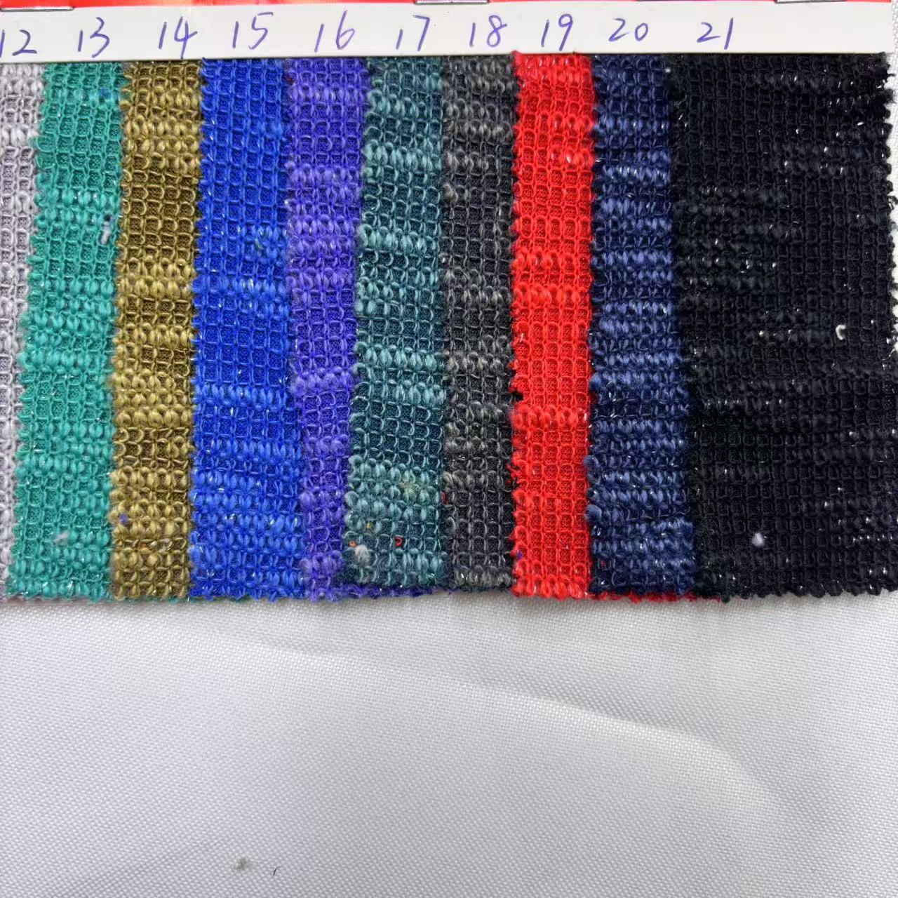 现货直销小菠萝格金银线面料 新款260g粗针针织布 春秋款时装-阿里巴巴