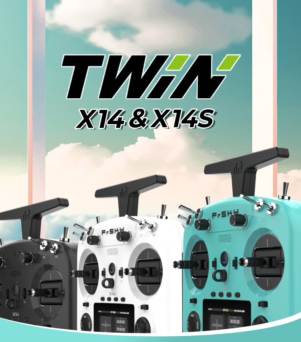 【FrSky睿思凯】TWIN X14/ X14S遥控器 单控 不含电池&接收机-阿里巴巴