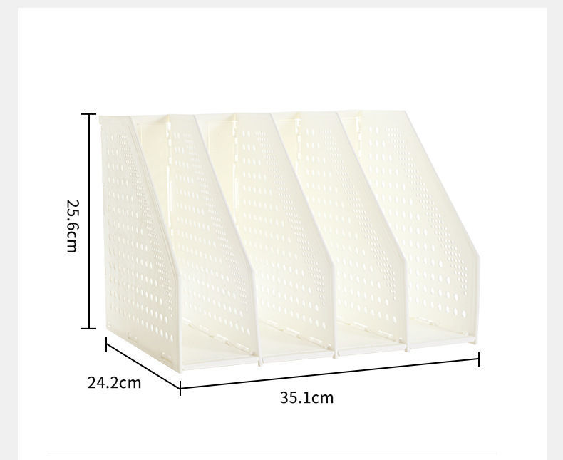 折叠文件框书立收纳盒档案资料文件置物架办公用品立式桌面文件筐-阿里巴巴