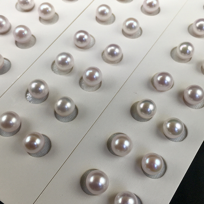 8-9mm天然日本海水珍珠akoya 珍珠裸珠 面珠 可做镶嵌耳钉 diy裸-阿里巴巴