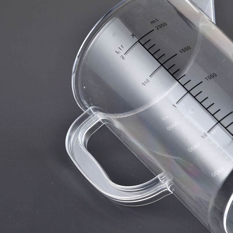亚克力塑料pc量杯带刻度克度杯大容量2000ml5000ml奶茶店用品量杯-阿里巴巴