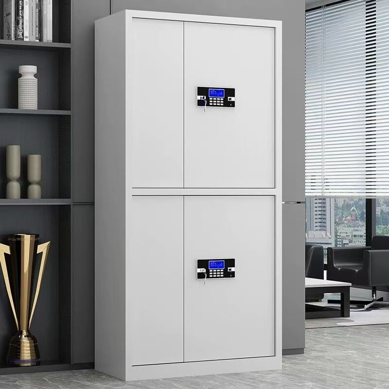 Electronic Security Cabinet Steel Data Cabinet with Lock Office Certificate Cabinet Fingerprint ...
