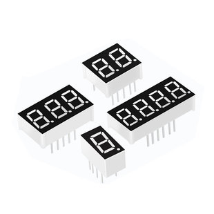 数码管 0.56英寸 1位 数码管 共阴/共阳 5611AS/5161BS AH/BH红光-阿里巴巴