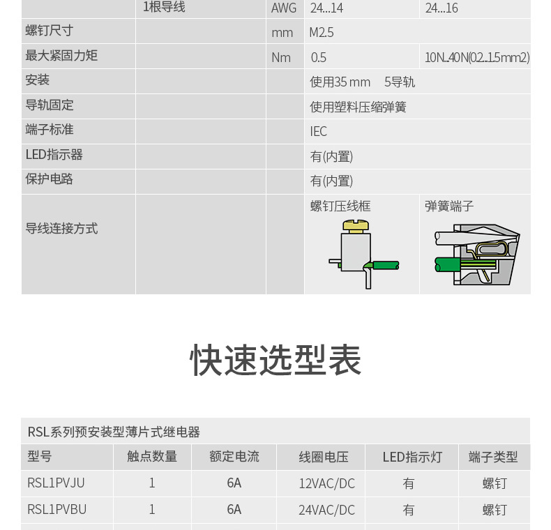 原装 施耐德薄片继电器RSL1PVBU电磁继电器 RSL1AB4BD 一开一闭6A-阿里巴巴