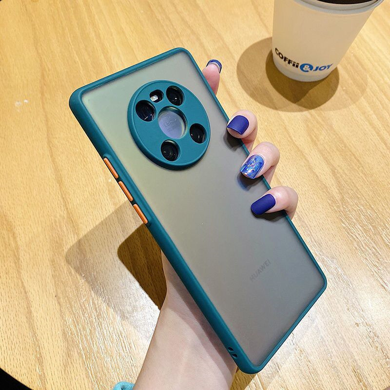 适用华为P40保护套磨砂撞色P30肤感魅影护眼精孔mate40手机壳NOVA-阿里巴巴
