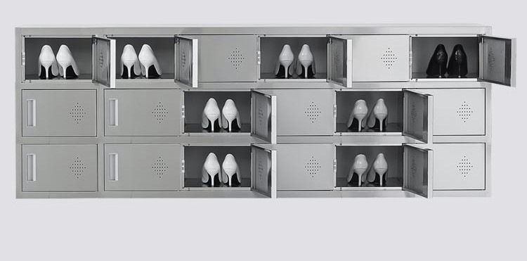 304不锈钢鞋柜无尘车间加厚更鞋凳实验室食品厂药品厂换鞋柜带门-阿里巴巴