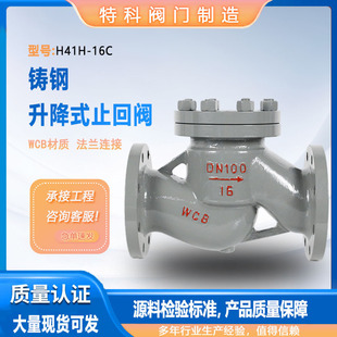 H41H-16C/25C 铸钢升降式止回阀 单向阀逆止阀 水平安装-阿里巴巴