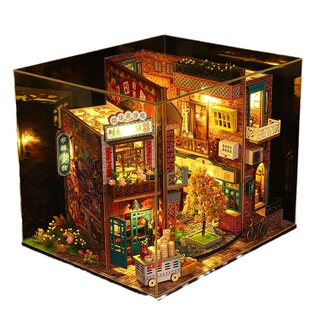 巧乐星diy小屋ES010时代印记 手工拼装复古房子模型摆件创意礼物-阿里巴巴