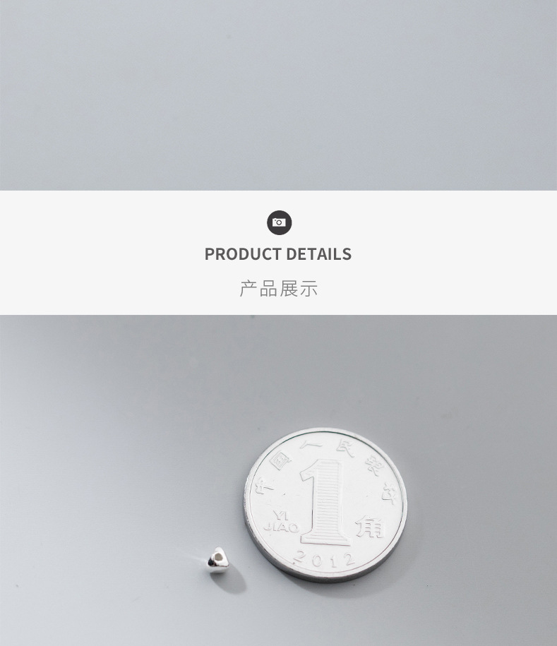 S925银三角形立体碎银子散珠手工材料配件DIY手串编绳隔珠S0994-阿里巴巴