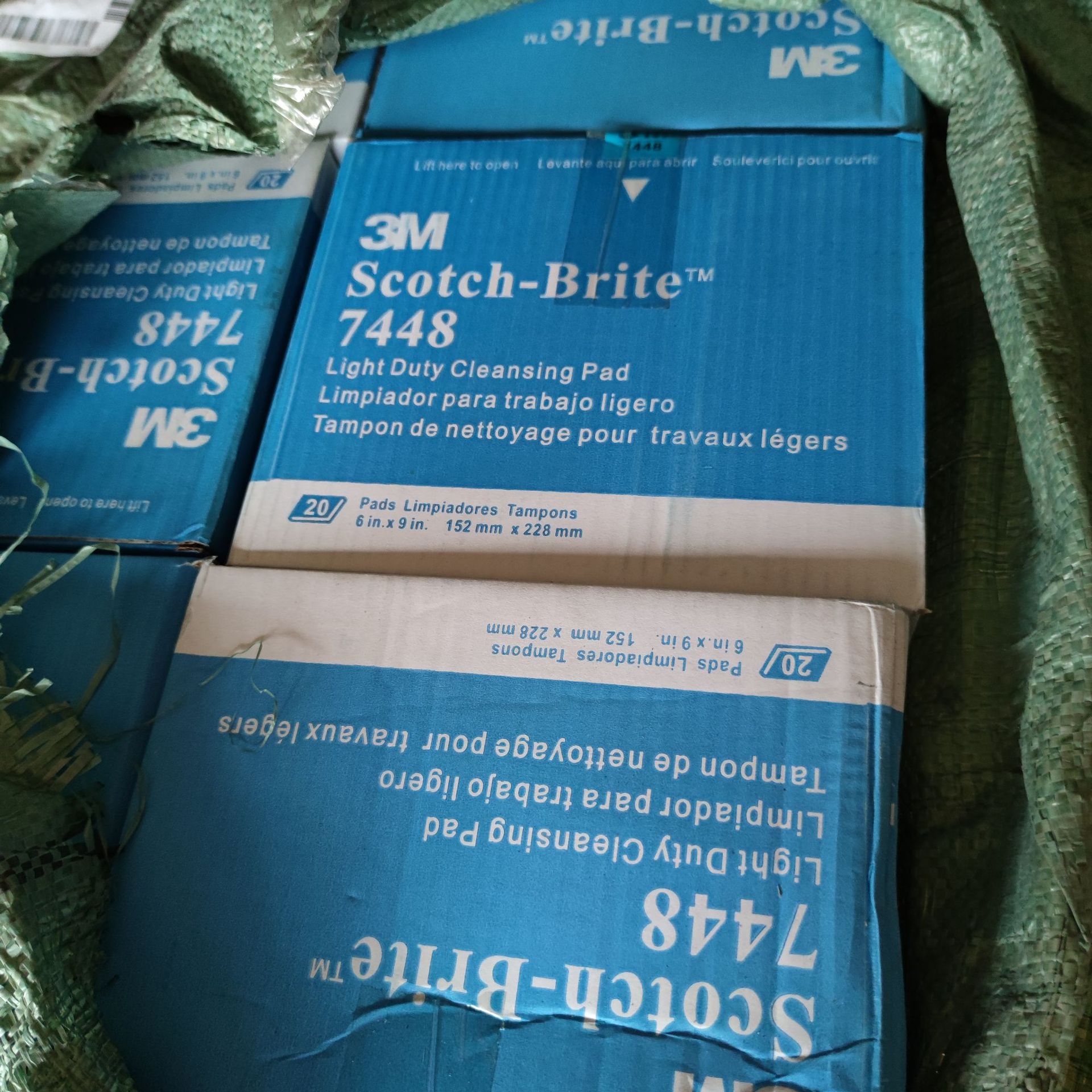 3M7448 工业百洁布3M Scotch-Brite Hand Pad 7448 152*228MM-阿里巴巴