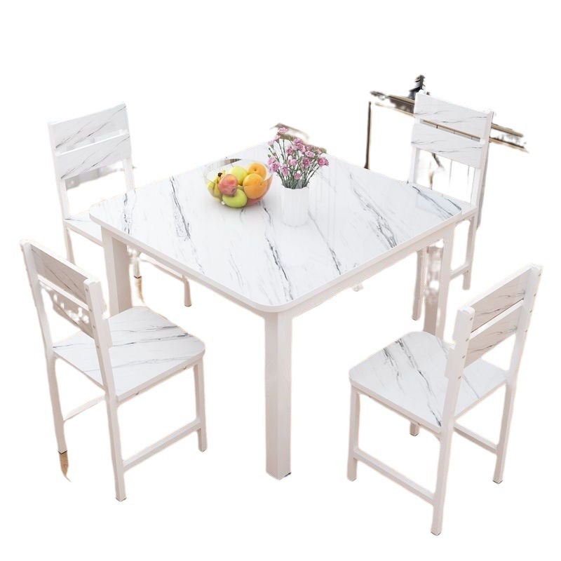Dining table and chair combination dining table simple modern small ...