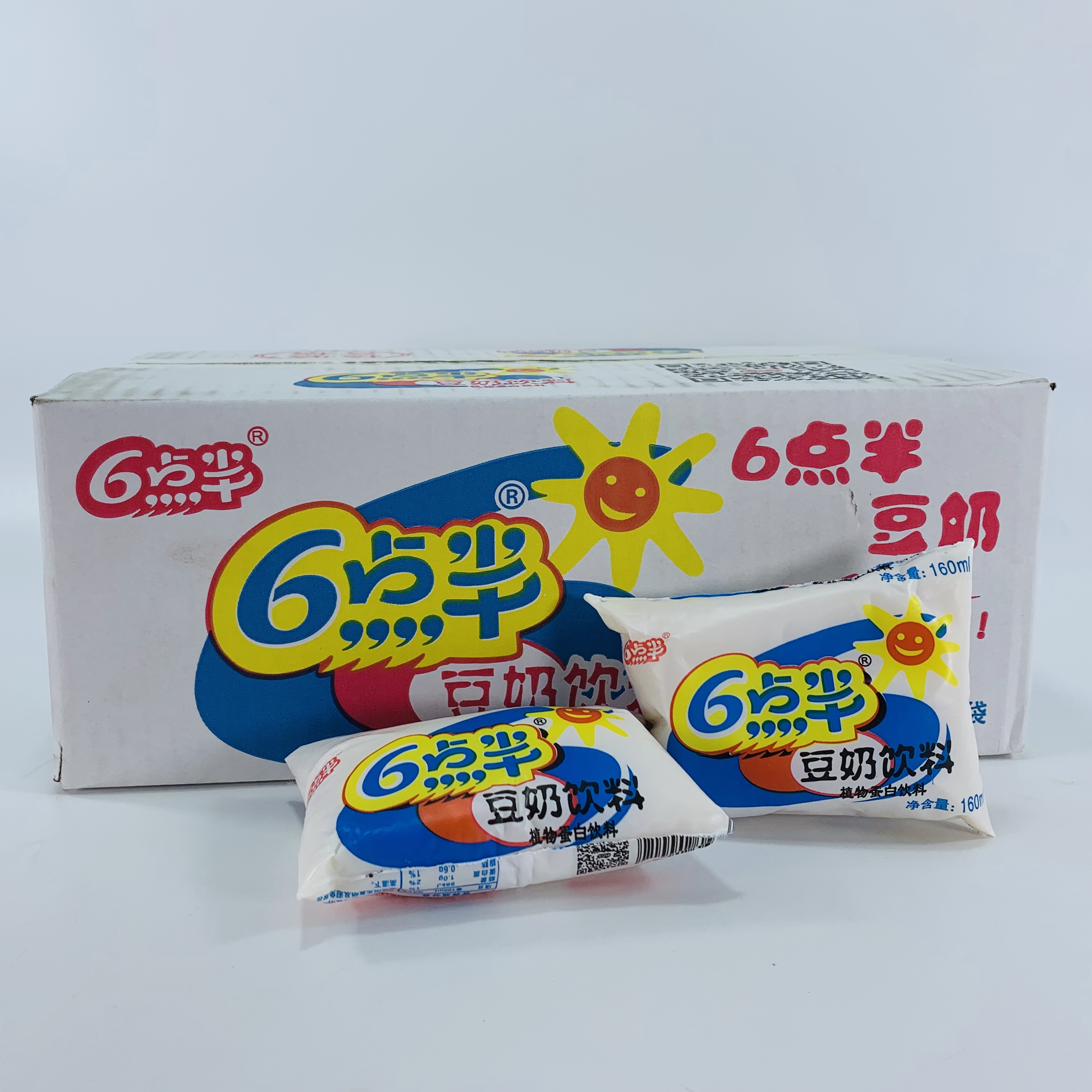 6点半豆奶 经典儿时原味早餐奶六点半学生豆浆怀旧饮料160ml包邮-阿里巴巴