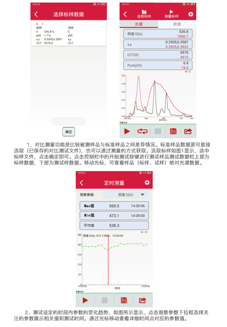 SPIC-300AW 光谱彩色照度计高精度 色温计测光仪-阿里巴巴