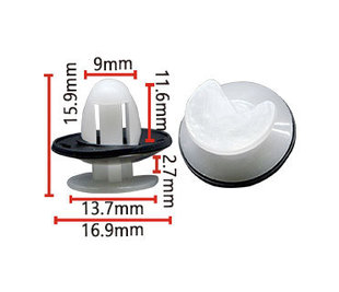 汽车配件批发车门板护板轮眉扣D483 OE:7703077059 14188380-阿里巴巴