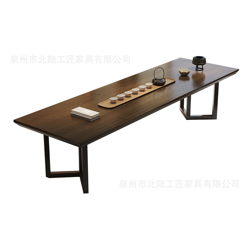 Creative Solid Wood Tea Table Office Simple Zen Tea Table New Chinese ...