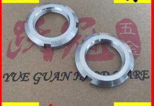 304不锈钢 DIN981 KM05 KM06 KM07 KM08 德标KM 开槽圆螺母 A2钢-阿里巴巴