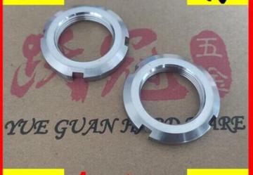 304不锈钢 DIN981 KM05 KM06 KM07 KM08 德标KM 开槽圆螺母 A2钢-阿里巴巴