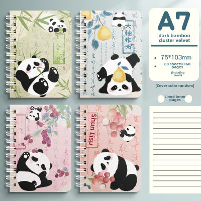 Small Coil Book Cartoon Notebook Cute Super Cute Mini Portable Pocket ...