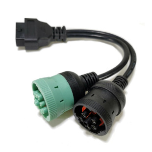 OBD2 Truck Diagnostic Tool 16Pin Cable J1708 J1939 6Pin 9Pin-阿里巴巴