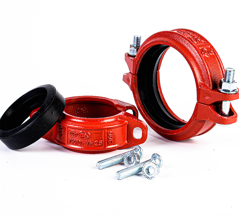 现货供应沟槽管件消防管件沟槽卡箍弯头45° dn100 DN150-阿里巴巴