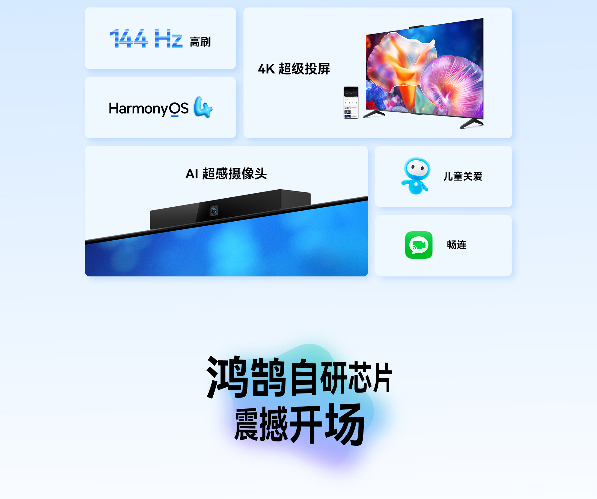 华.为智慧屏 S5 4K超级投屏144Hz鸿鹄画质家用AI摄像头液晶电视机-阿里巴巴