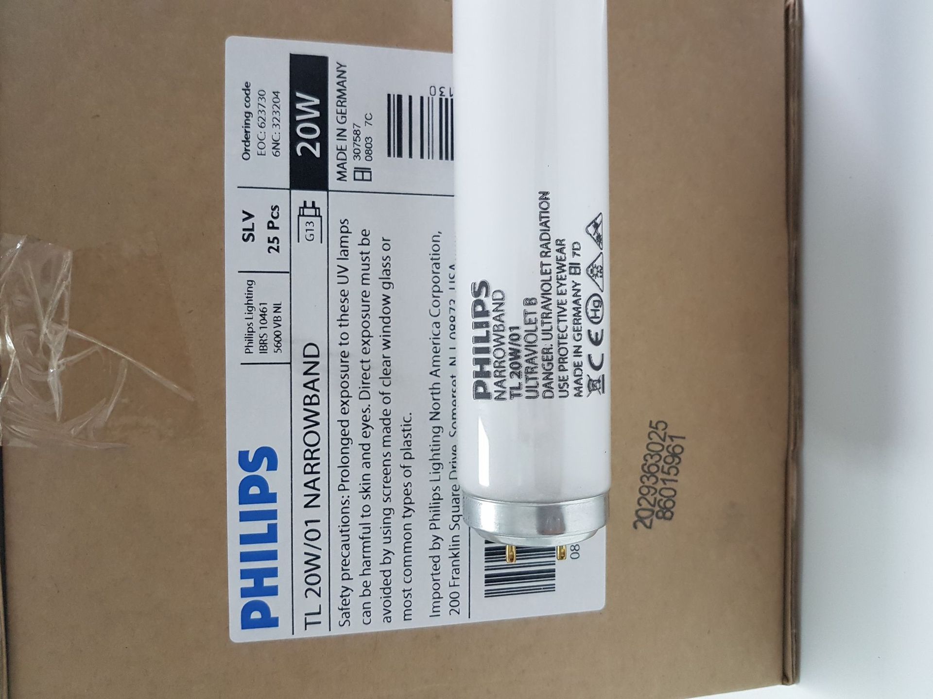 飞利浦UVB313纳米中波紫外线灯管 TL 20W/01 RS 光疗灯管20W/01-阿里巴巴