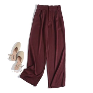 BM&MD&ZA夏新款女装时尚休闲通勤风阔腿长裤高腰裤05030830716-阿里巴巴