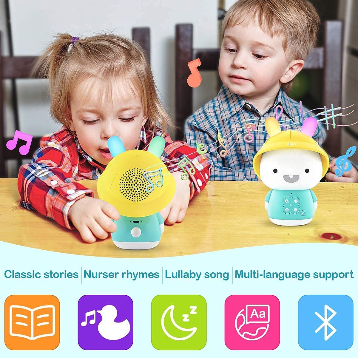 Alilo Smart Learning Robot Bunny Toy Bluetooth Baby Gift-阿里巴巴