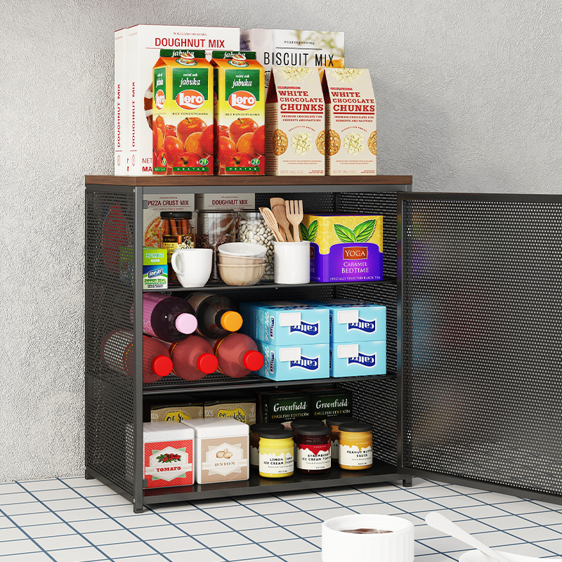 Kitchen Unit Top Storage Desktop Storage Rack Organizing Multi-Layer ...