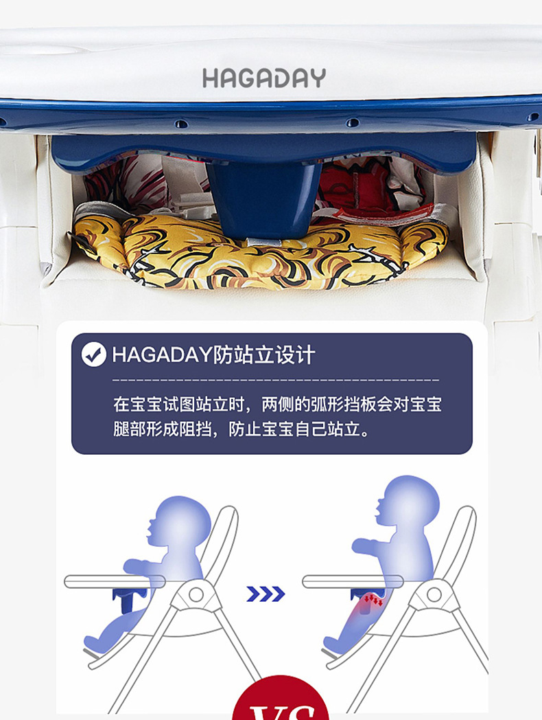 hagaday宝宝餐椅多功能儿童餐椅子婴儿餐桌椅折叠座椅婴儿哈卡达-阿里巴巴
