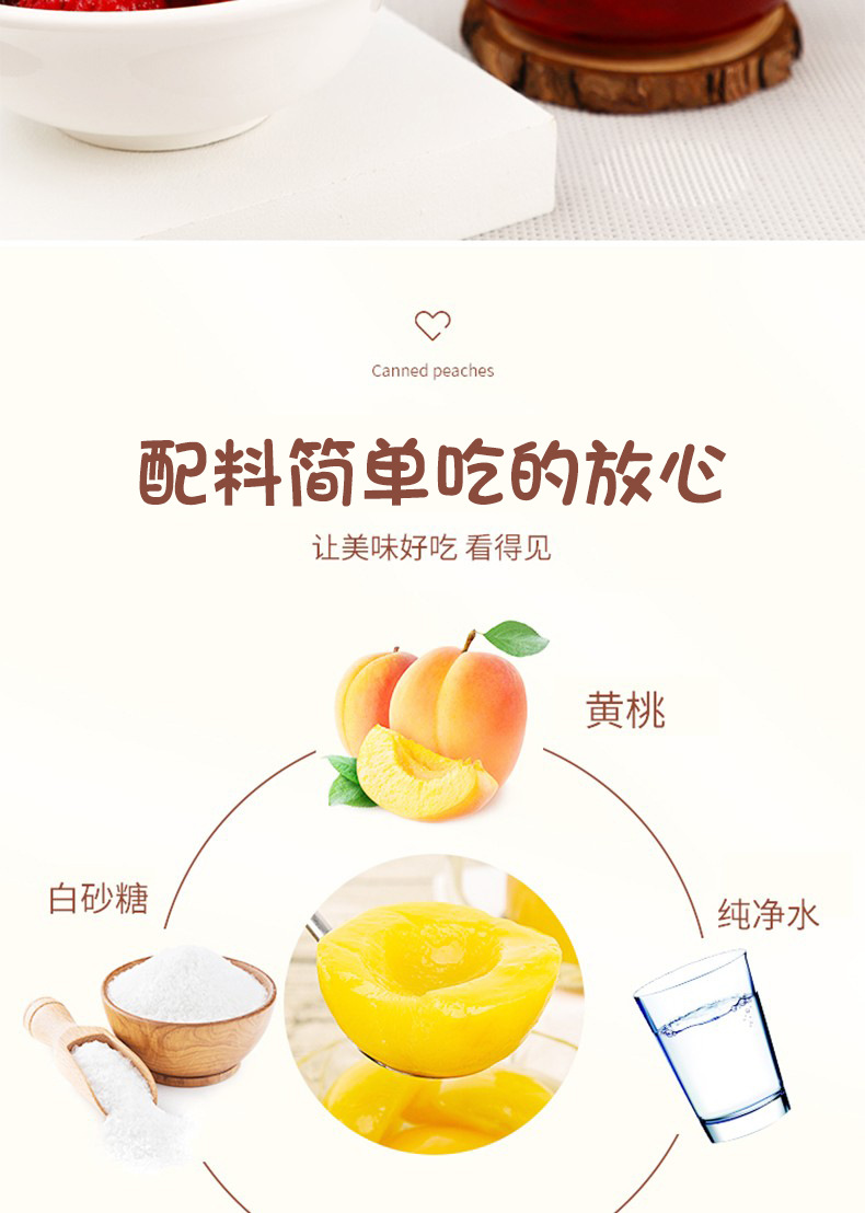 方好黄桃桔橘子什锦草莓梨椰果葡萄山楂批零售多口味水果罐头430g-阿里巴巴