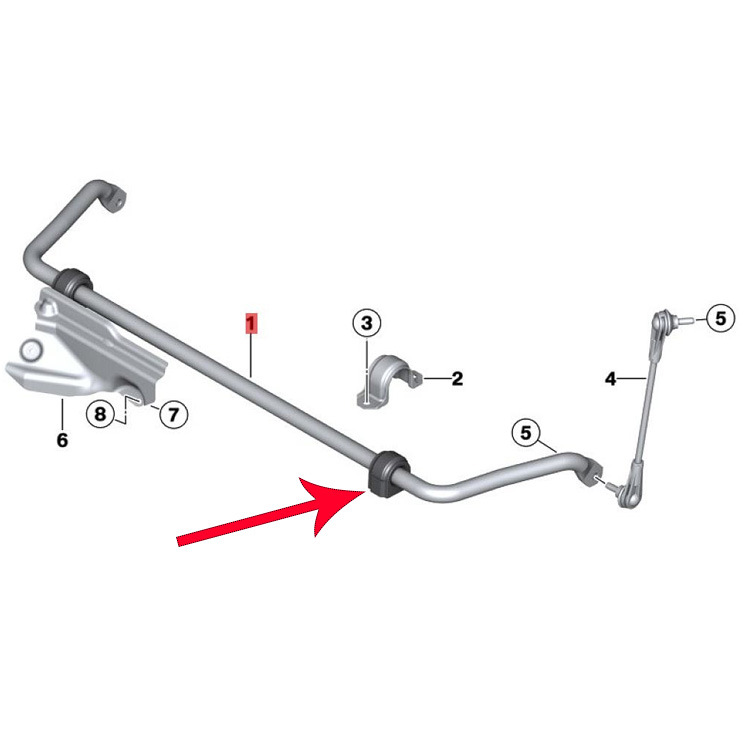 适用宝马134系稳定杆橡胶衬套31306869290平衡杆胶套 31356792111-阿里巴巴