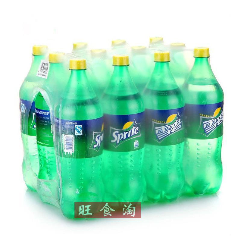 可口可乐雪碧碳酸型饮料1.25L*12瓶整箱批发大瓶装【上海满量包邮-阿里巴巴
