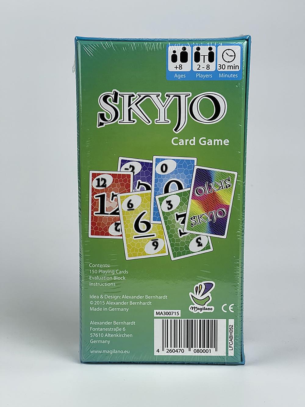 英文版 SKYJO action card game 休闲聚会桌游 棋牌玩具 纸牌游戏-阿里巴巴