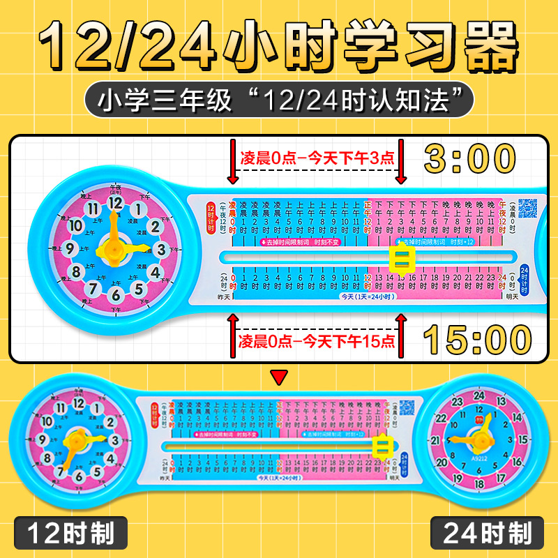 24-hour timing method learner primary school third grade understanding ...