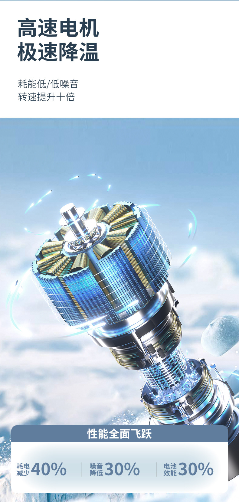 2025新款折叠制冷冰敷手持风扇 高速无刷涡轮便携数显大风力usb-阿里巴巴