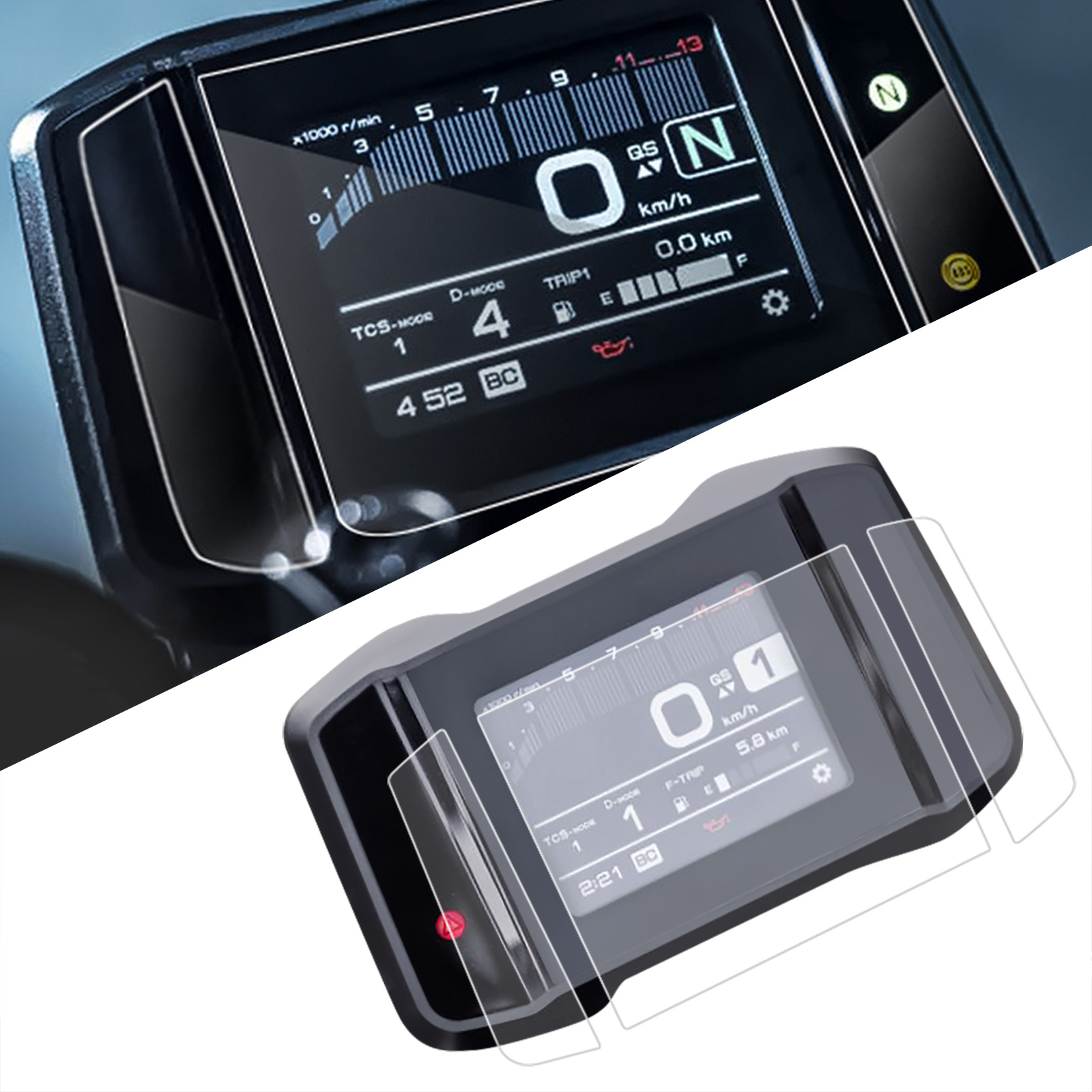 适用摩托车仪表盘车防刮防晒仪表膜适用于雅马哈mt09/FZ09车头仪-阿里巴巴