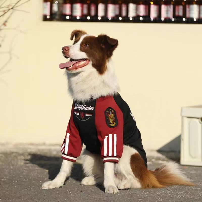 狗狗新年衣服秋冬大型犬保暖金毛拉布拉多护肘衣边牧加厚冬装衣服-阿里巴巴