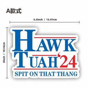 亚马逊新款 HAWK TUAN ‘24 SPIT ON THAT THANG 恶搞保险贴纸-阿里巴巴
