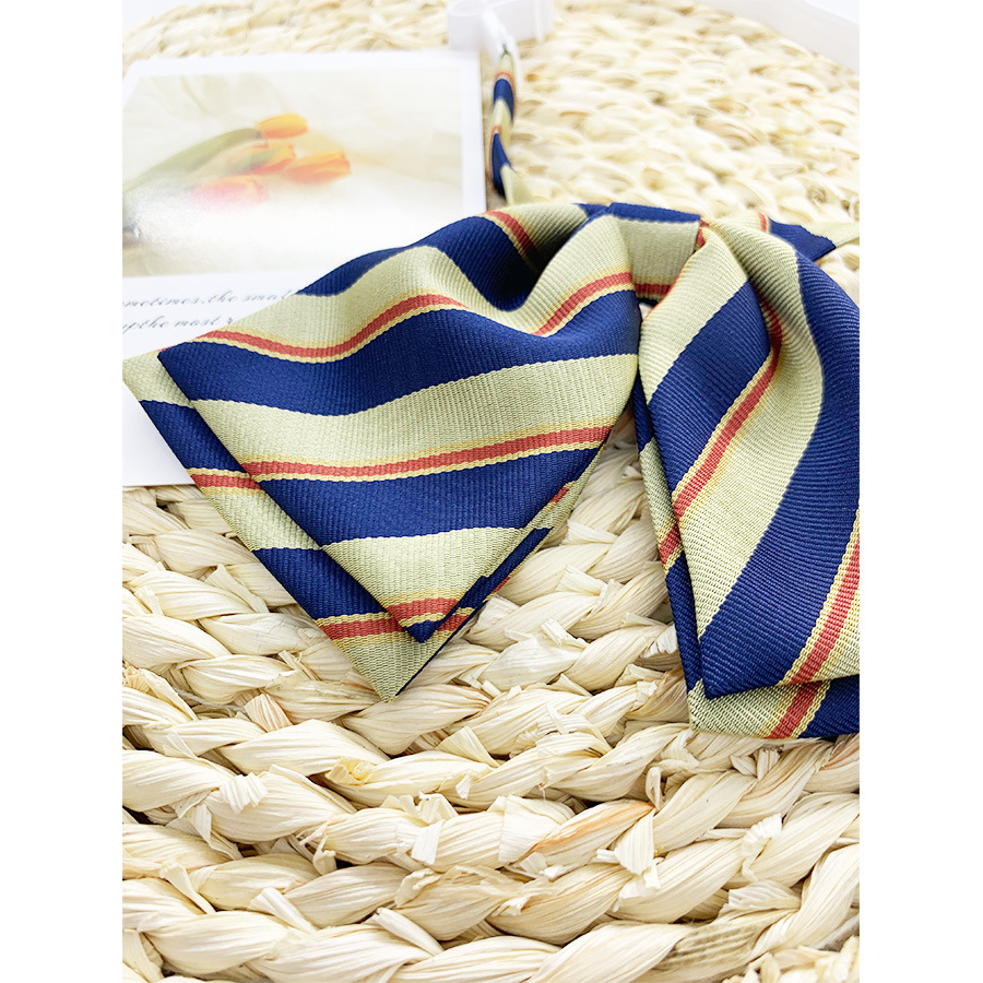 H牌HANECTONE立志舍高校nino日本JK制服条纹领结领带 校供款-阿里巴巴