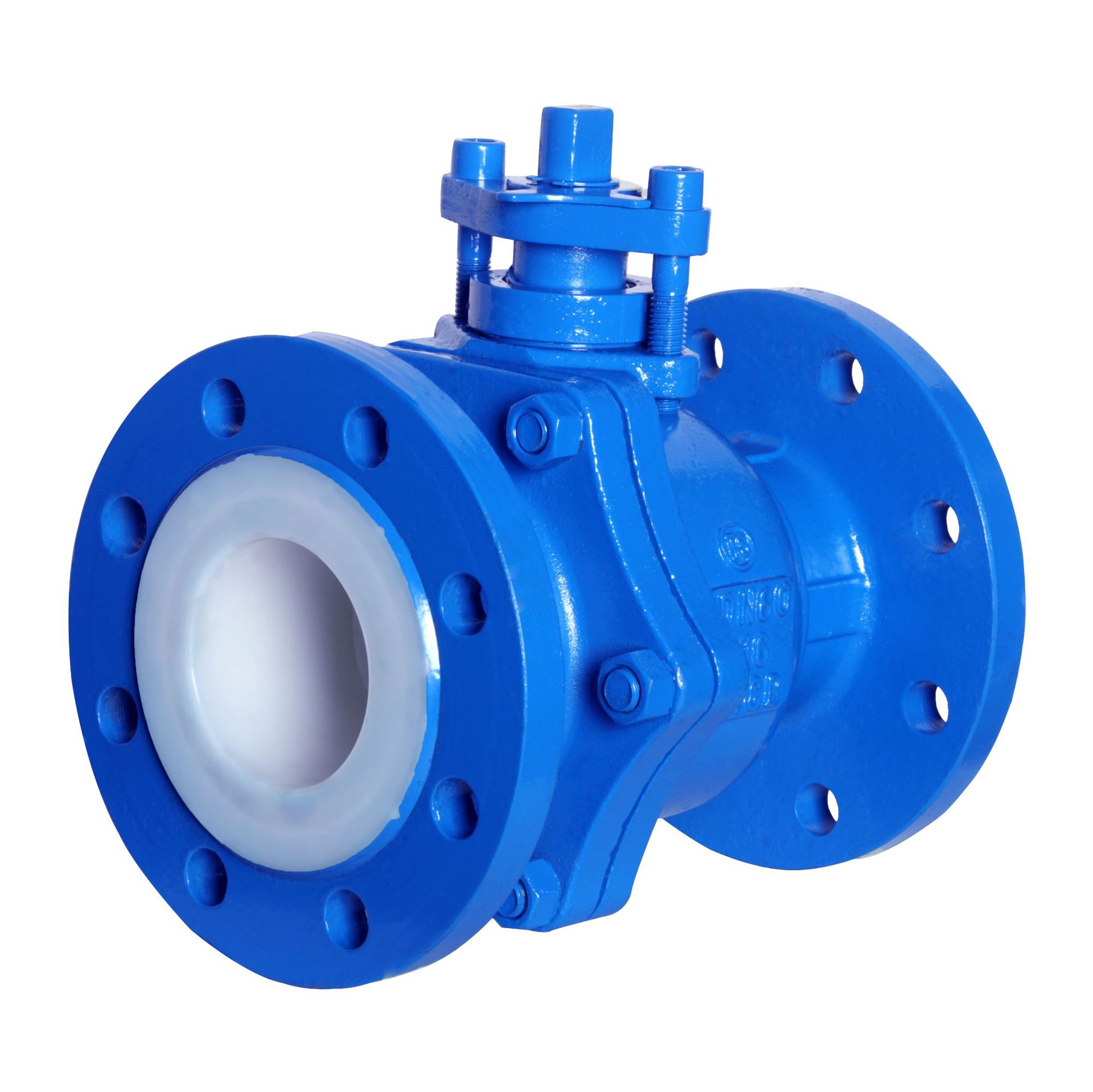 衬氟球阀碳钢衬四氟阀门耐腐蚀耐酸碱法兰球阀内衬PTFE球阀Q41F46-阿里巴巴