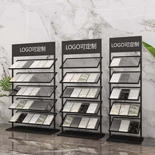 瓷砖样品展架玻璃样摆放多层大理石落地式样品展示架木板展架-阿里巴巴